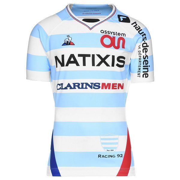 Top 14 : Le Racing 92 dévoile son nouveau maillot