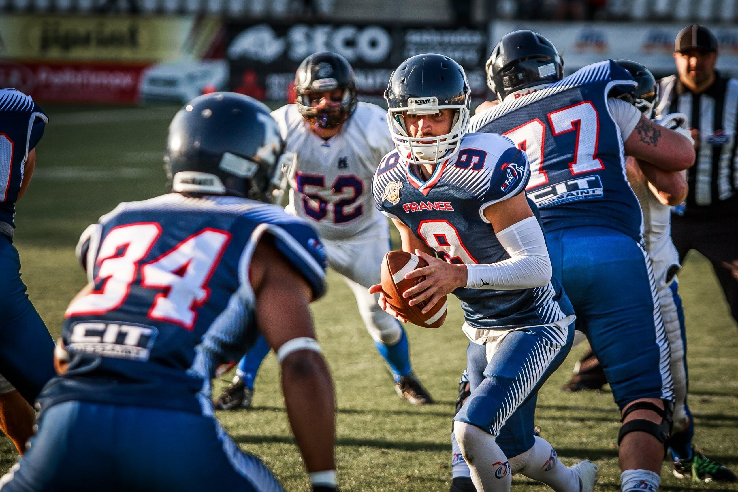 Le foot américain remonte le terrain