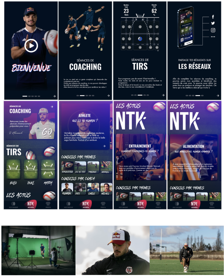 Rugby : Romain Ntamack lance l’application gratuite « NTK Rugby Kick ...